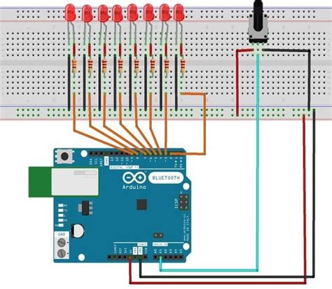 Led Bar Graph Progress Test Arduino And Transistors
