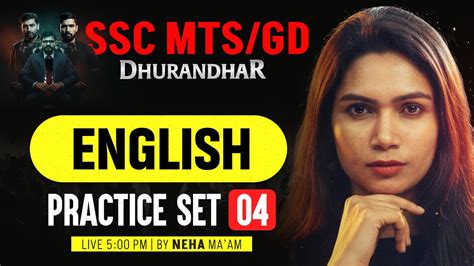 Ssc Gd English Practice Set Ssc Gd English Classes 2026 Ssc Mts