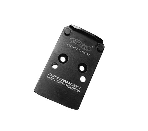Walther Pdp Optic Plate Rmr 02 Holosun Trijicon Rmr Holosun Aawee