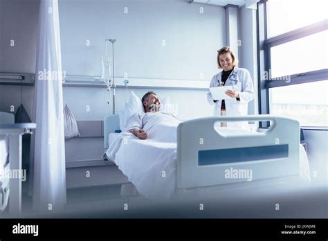 Sick Person In Hospital