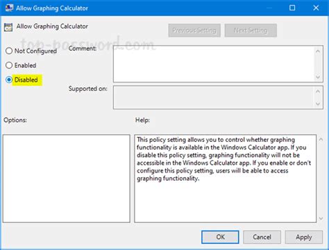 How To Disable Calculator Graphing Mode In Windows 10 Password Recovery