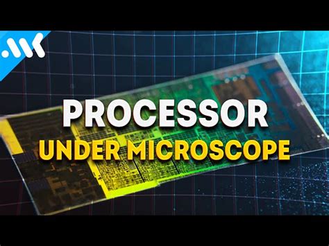 The Computer Chip Under The Microscope