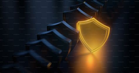 보안 개념 빛나는 방패 아이콘입니다 현대 미래 기술 배경 3d 렌더링 사진 Unsplash의 추상적인 이미지