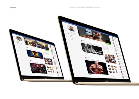 Facebook Redesigned Behance
