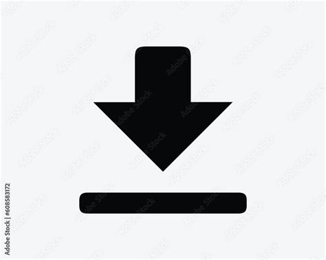 Download Icon Interface App Arrow Down Load Site Network File