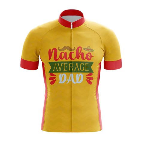 Nacho Average Dad Mens Cycling Jersey Cool Dude Cycling