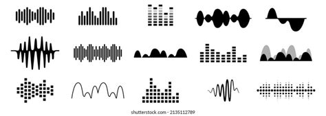 Set Radio Wave Icons Monochrome Simple Stock Vector Royalty Free 1476090707 Shutterstock