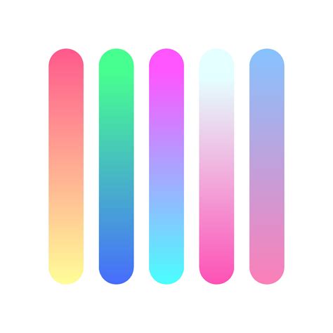 Modern Gradient Color Swatches Vector Set 17067293 Vector Art At Vecteezy