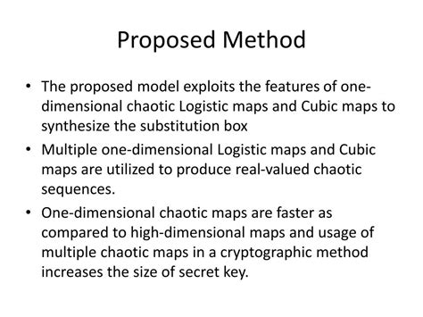 Ppt Chaotic Substitution Box Design For Block Ciphers Powerpoint