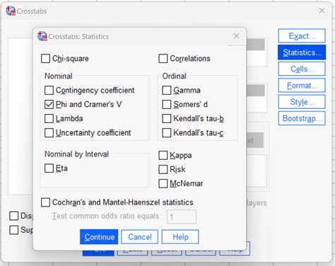 How To Calculate Cramers V In Spss