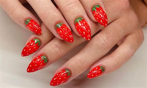 30 Best Strawberry Nail Design Ideas You Should Check