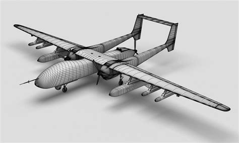 Twin Tailed Scorpion Uav 3d Model Turbosquid 2241287