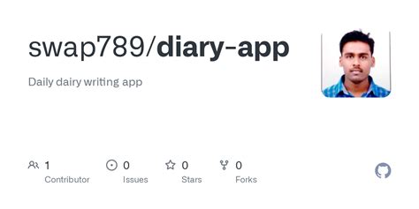 Github Swap789diary App Daily Dairy Writing App