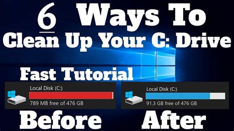 Clean C Drive In 6 Ways YouTube