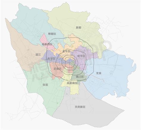 成都市各区位置图 成都市各个区划分 成都市五城区分布图 第2页 大山谷图库