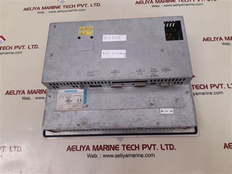SIEMENS SIMATIC TP27 6AV3627 1QL01 0AX0 TOUCH PANEL TP27 10 Aeliya Marine