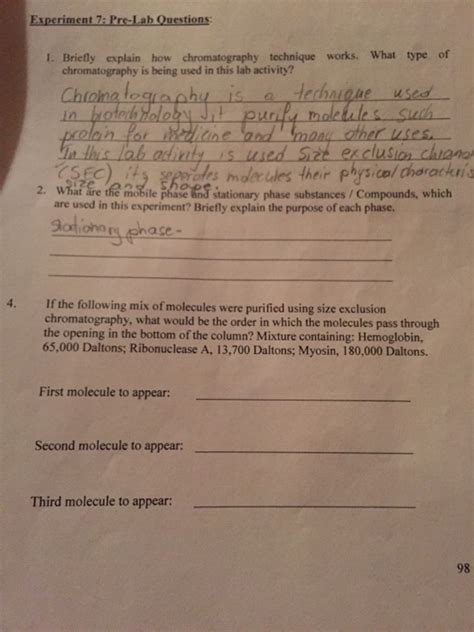 Solved Experiment 7 Pre Lab Questions 1 Briefly Explain