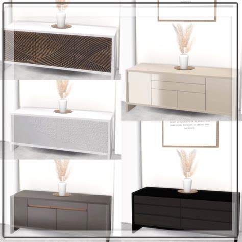 Hallway Sideboard Cc The Sims 4 Catalog