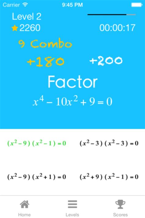 iPhone 용 Algebra Quiz Game Math Tutor 다운로드