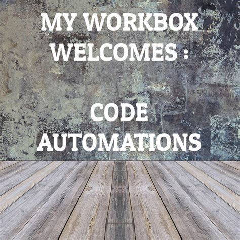 My Workbox Code Automations Provides You A Totally Customizable Ad Suite That Connects With