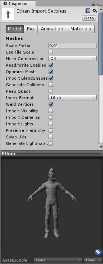 【unity3d】人体模型及动画 知乎