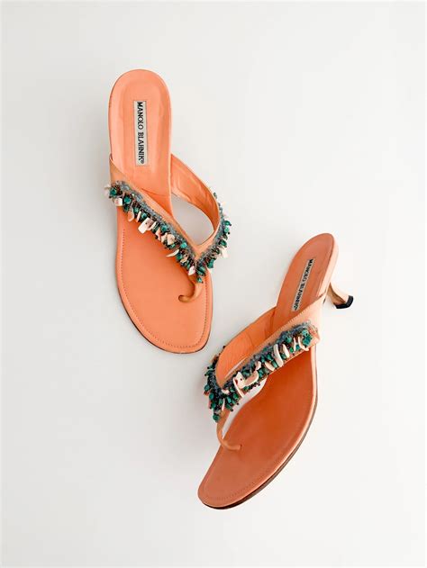 Manolo Blahnik Iconic Silver Dorsay Rhinestone Heels As Seen On Sex And The City Us 95 It