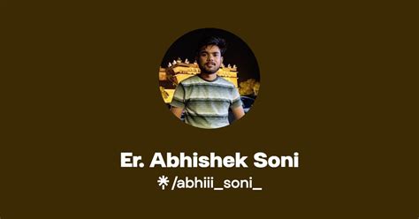 Er Abhishek Soni Instagram Facebook Linktree