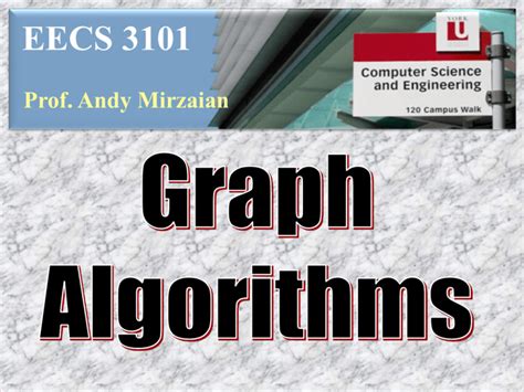 Graph Algorithms Department Of Electrical Engineering