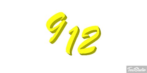 912 Sayı Animasyonlu  Logo Tasarımları