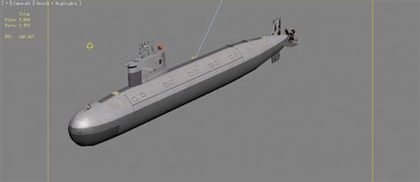 3d Chinese Type 091 Han Class Nuclear Submarine Turbosquid 1997377