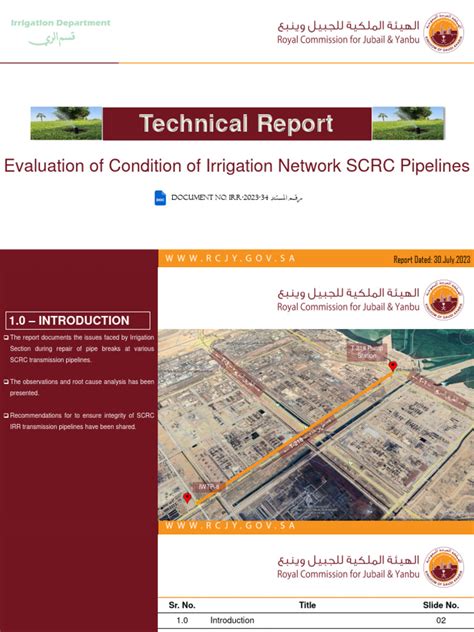 Evaluation Of Condition Of Irrigation Network Scrc Pipelines Pdf