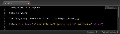 Python Pink Highlight In Sublime After Stack Overflow