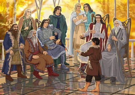 The Council Of Elrond By Mysilvergreen On Deviantart