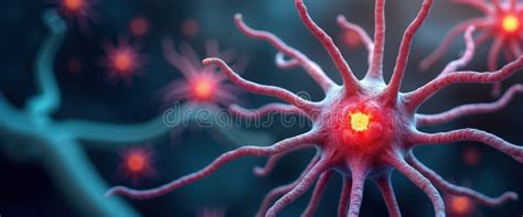 Detailed 3d Illustration Of Nerve Cell Focus On Intricate Neuron Structure Intricate Network