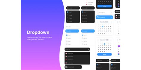 Dropdown Website Figma