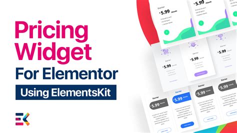 Pricing Table Widget For Elementor Elementskit Wpmet