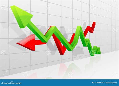 Profit And Loss Arrow Stock Vector Illustration Of Calculation 31453170