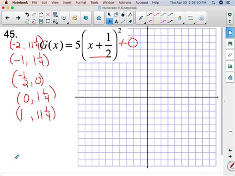 SOLVED Sketch The Graph Of Each Quadratic Function Label The Vertex And Sketch And Label The