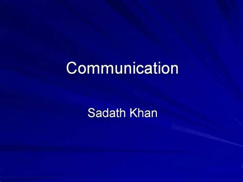 PPT Communication PowerPoint Presentation Free Download ID