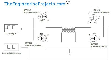 Pure Sine Wave Inverter Design With Code The Engineering Projects