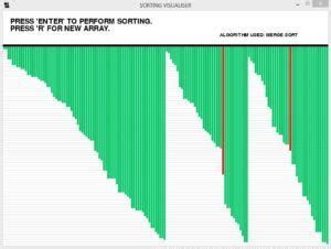 Sorting Algorithm Visualization Merge Sort GeeksforGeeks