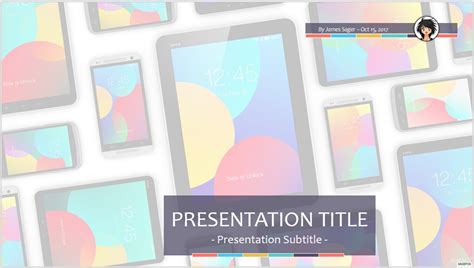 Free Mobile Devices PPT SageFox PowerPoint Templates
