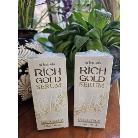 ของใหม่ เซรั่มทองคำ Rich gold serum ขายเหมา2ขวด | Shopee Thailand