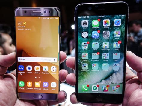 Galaxy Note Vs Iphone S Plus Battle Of The Big Phones Imore