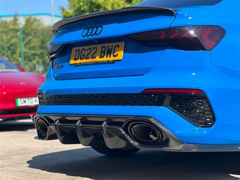 Audi Rs3 8y Saloon Carbon Fibre Diffuser Ct Design Whp Performance Ltd