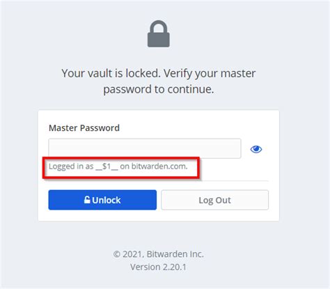 vault locked strange message password manager bitwarden community