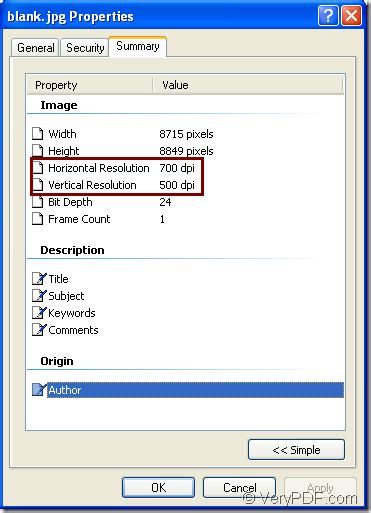How To Set Both The Horizontal And Vertical Resolution While Converting