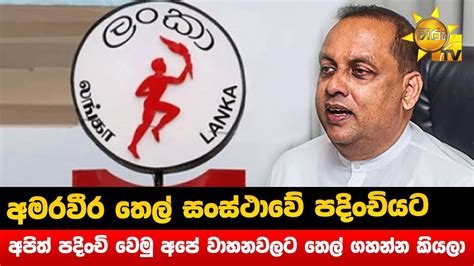 අමරවීර තෙල් සංස්ථාවේ පදිංචියට අපිත් පදිංචි වෙමු අපේ වාහනවලට තෙල් ගහන්න කියලා Hiru News Youtube