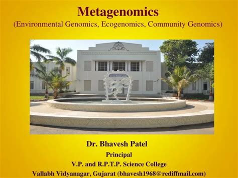 ppt metagenomics environmental genomics ecogenomics community