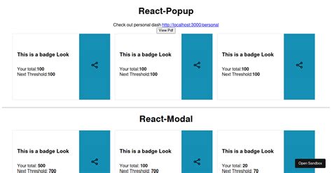 React Social Buttons Examples Codesandbox